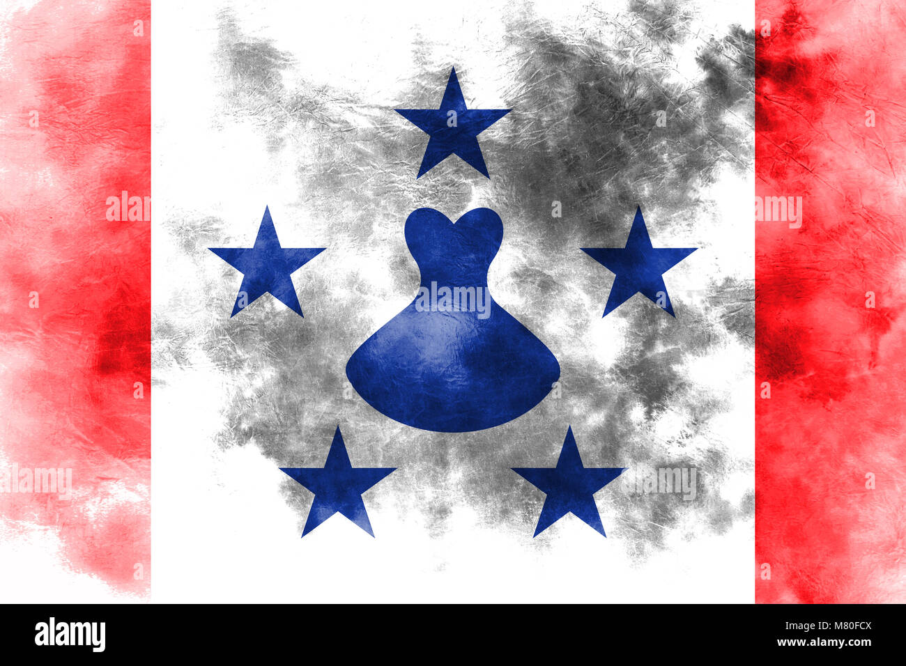 Austral Islands grunge flag, islands in French Polynesia Stock Photo ...