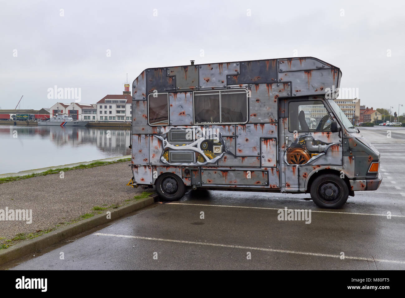 Decororated campervan hi-res stock photography and images - Alamy