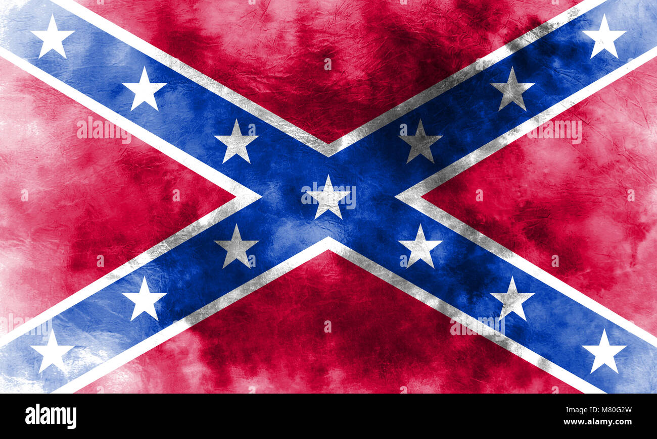 Old Confederate Navy Jack grunge background flag Stock Photo - Alamy