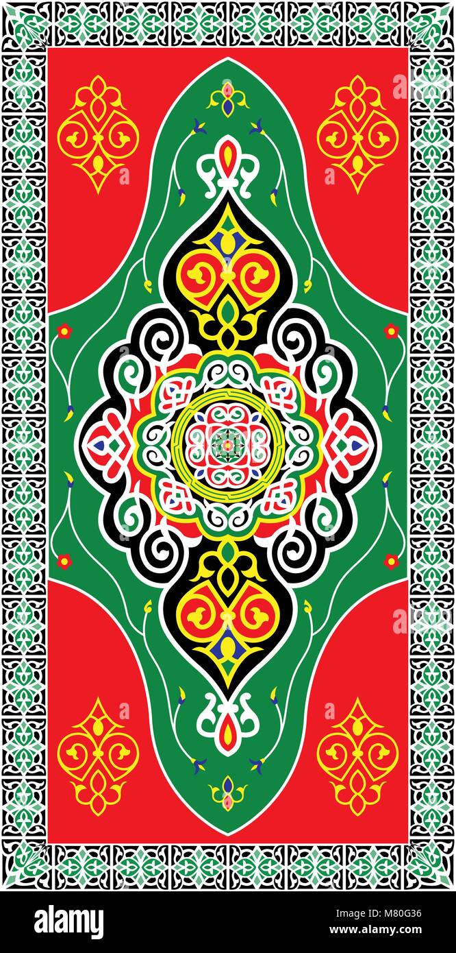 Traditional Vector Islamic Colorful Festive Ornaments Stock Vector ...