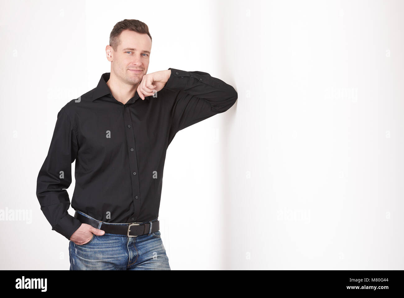 Male model in casual outfit hi-res stock photography and images - Alamy