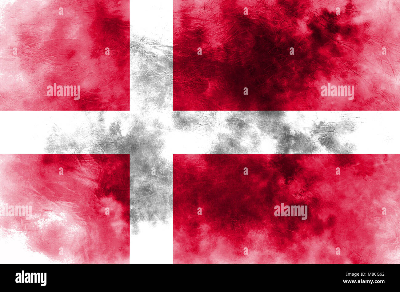 Denmark flag stain hi-res stock photography and images - Alamy