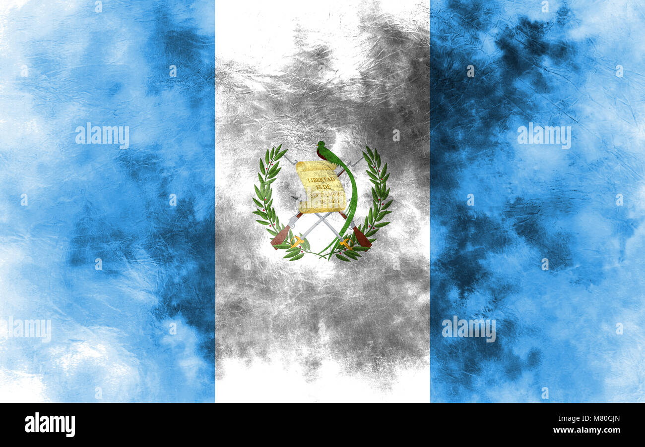 Old Guatemala grunge background flag Stock Photo - Alamy