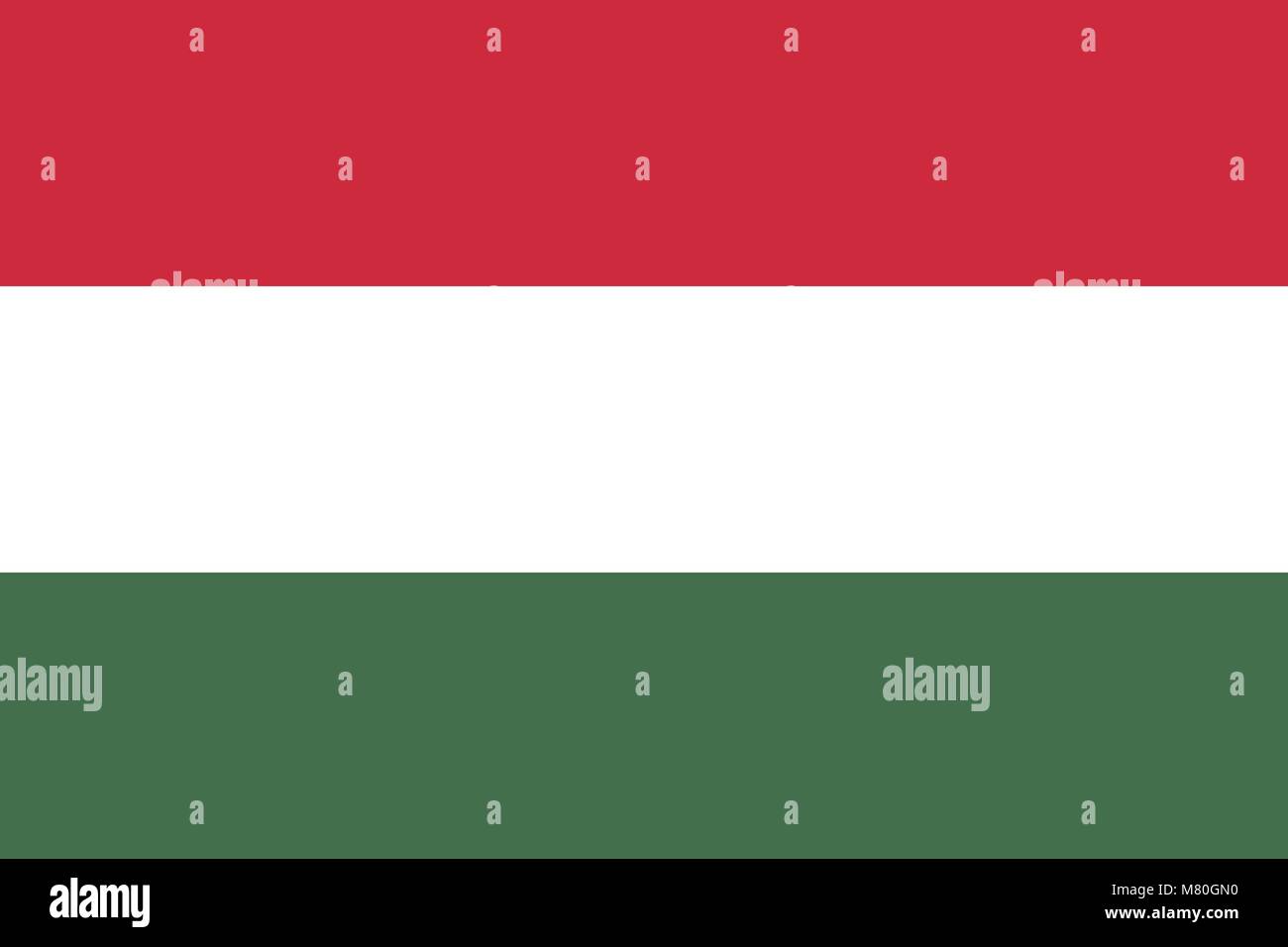 Flag in colors of Hungary, vector image Stock Vector Image & Art - Alamy