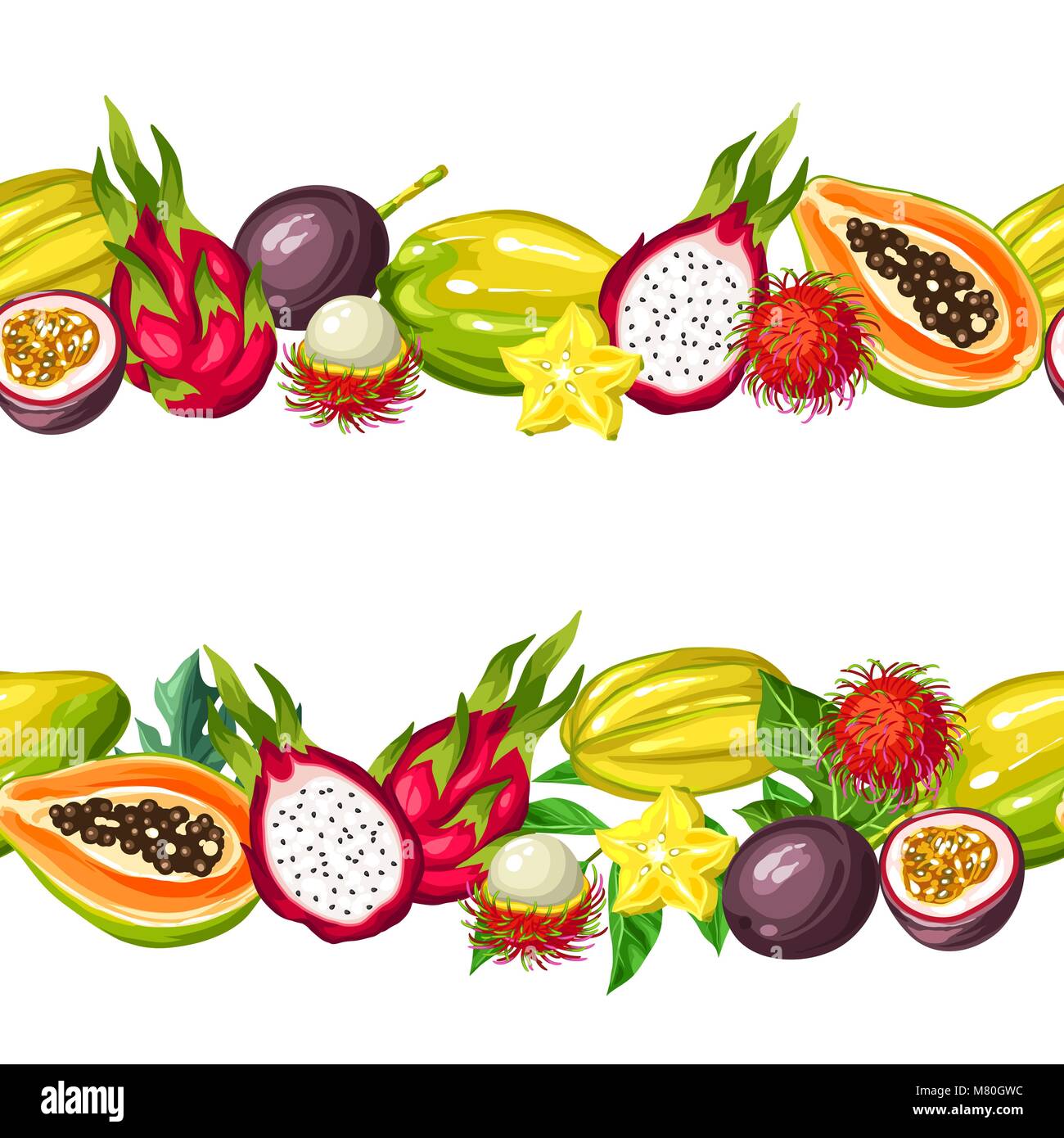 Tropical Fruit Border