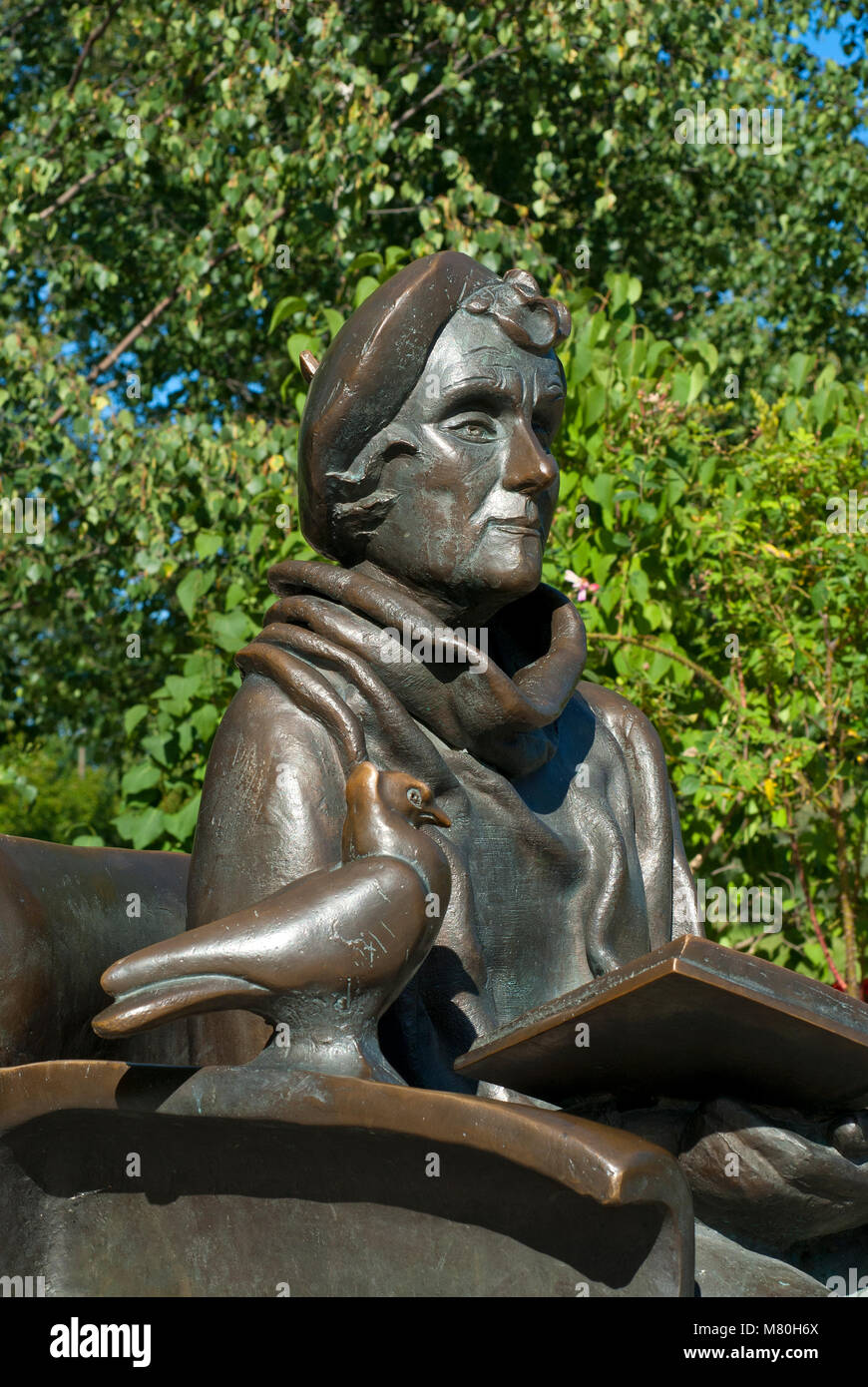 Statue of Astrid Lindgren (famous children's book author, including ...