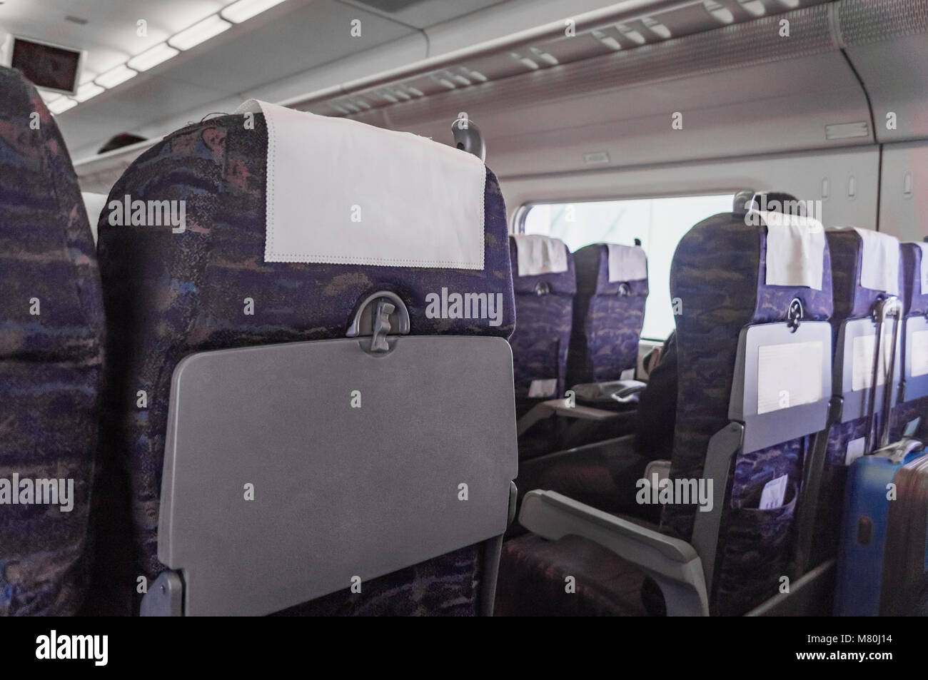 Inside the car of a CRH high-speed bullet train Stock Photo - Alamy