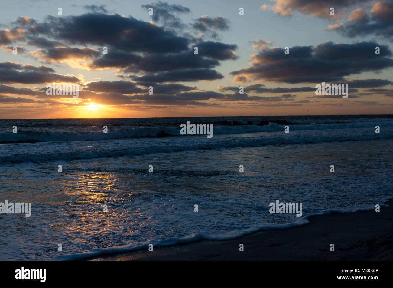 Sunsets on Lido Beach - March 2018 Stock Photo - Alamy
