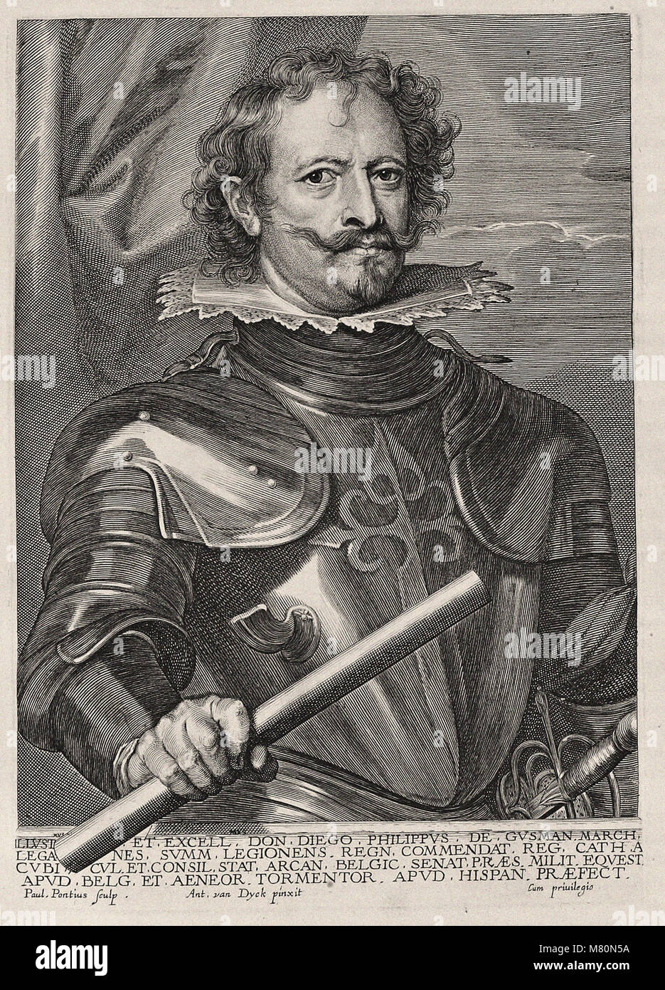 Paulus Pontius after Anthony van Dyck - Don Diego Philip de Gusman ...