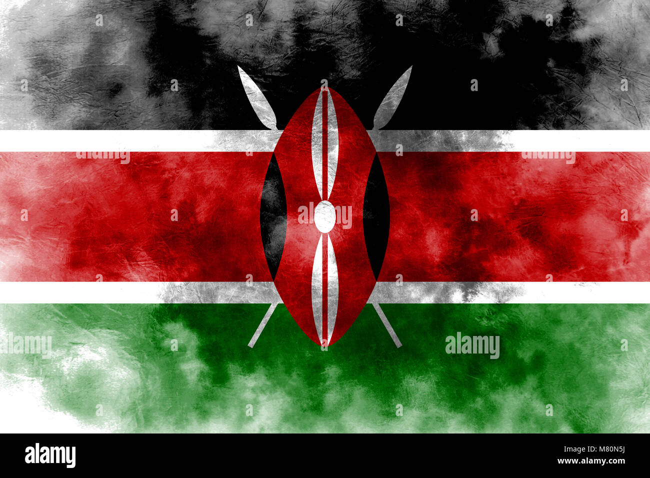 Kenya flag abstract hi-res stock photography and images - Alamy