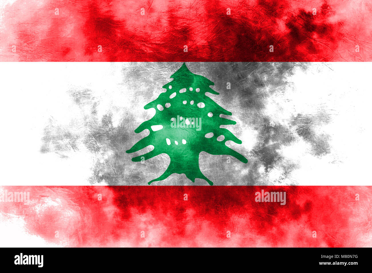 Old Lebanon grunge background flag Stock Photo - Alamy