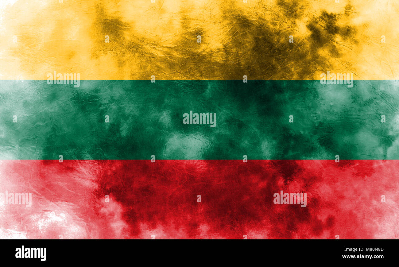 Lithuania fabric flag hi-res stock photography and images - Alamy