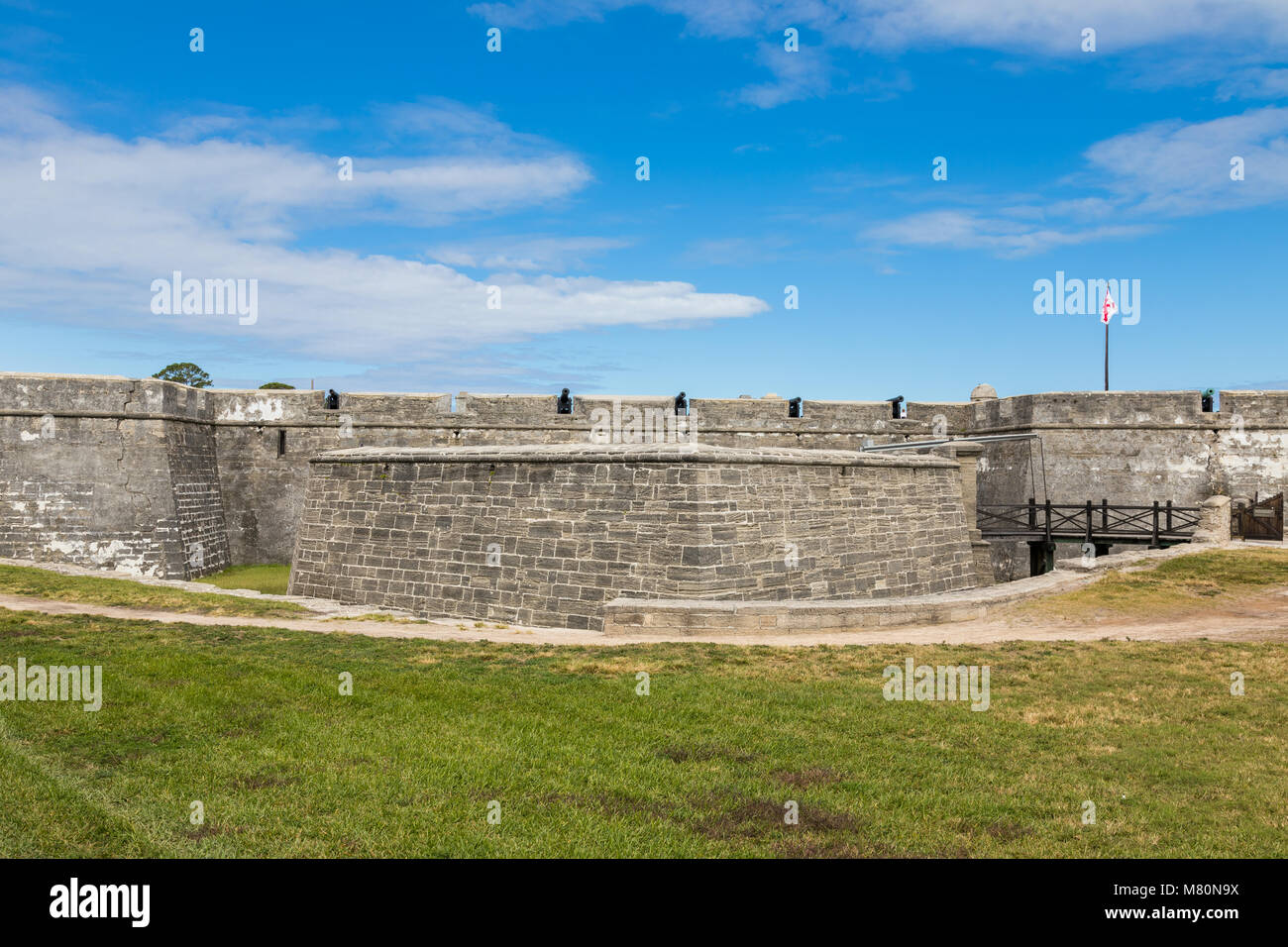 Castillo De San Marcos Fort, St. Augustine, Florida, USA Stock Photo ...
