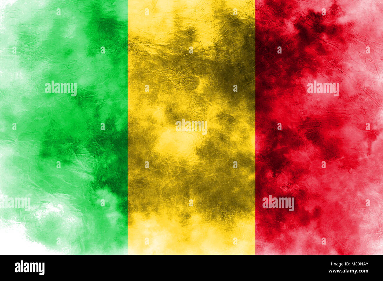 Old Mali grunge background flag Stock Photo - Alamy