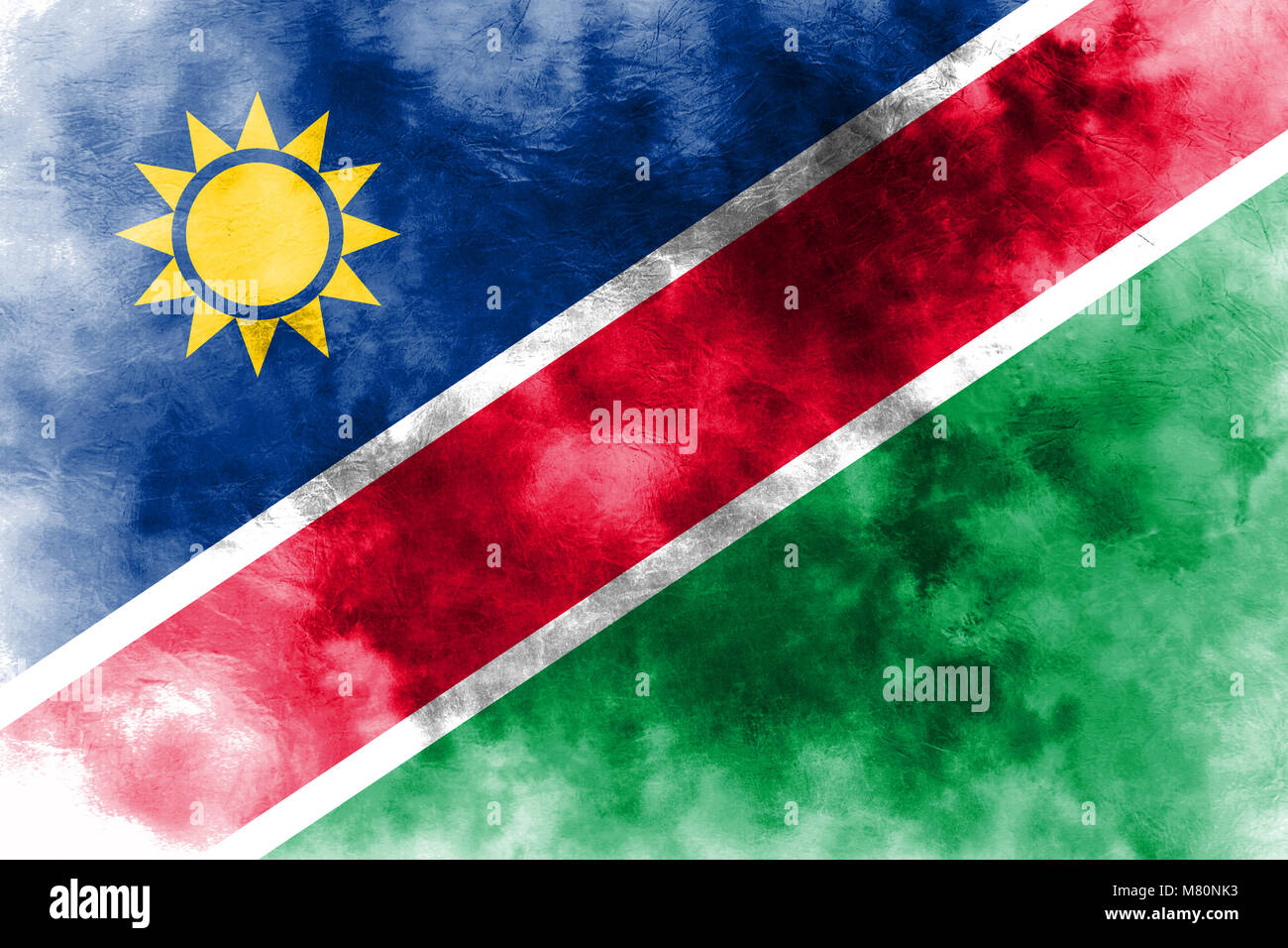 Old Namibia grunge background flag Stock Photo - Alamy