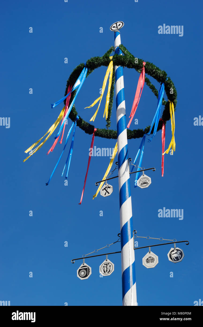 Oktoberfest maypole hi-res stock photography and images - Alamy