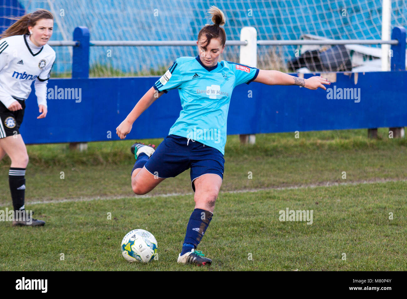 Port Talbot Ladies v Rhyl Women Stock Photo - Alamy