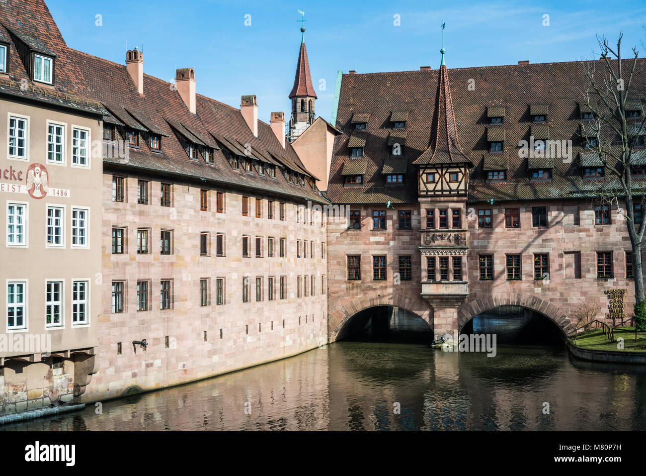 Nuremberg wooden bridge hi-res stock photography and images - Alamy