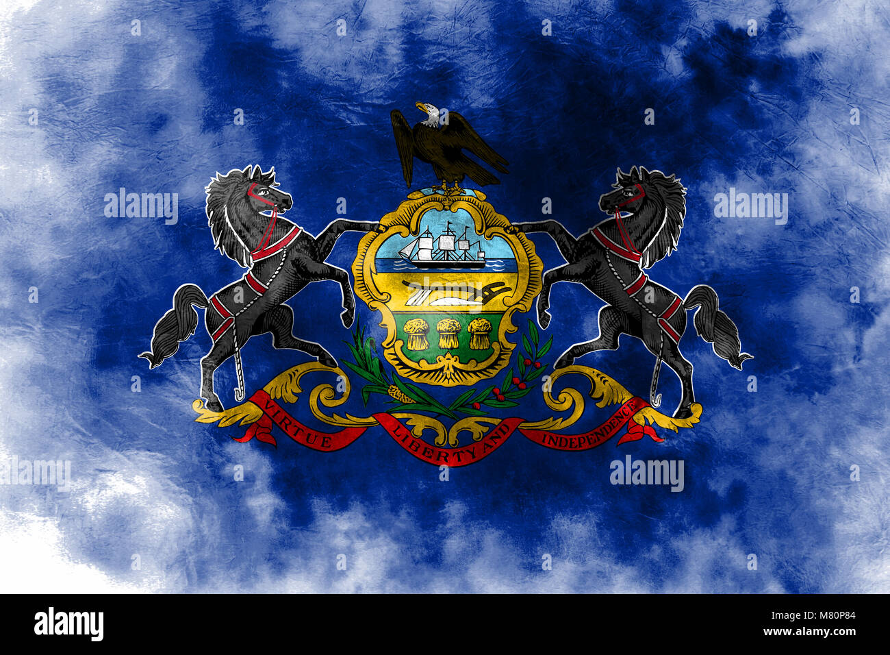 Pennsylvania flag grunge texture hi-res stock photography and images ...
