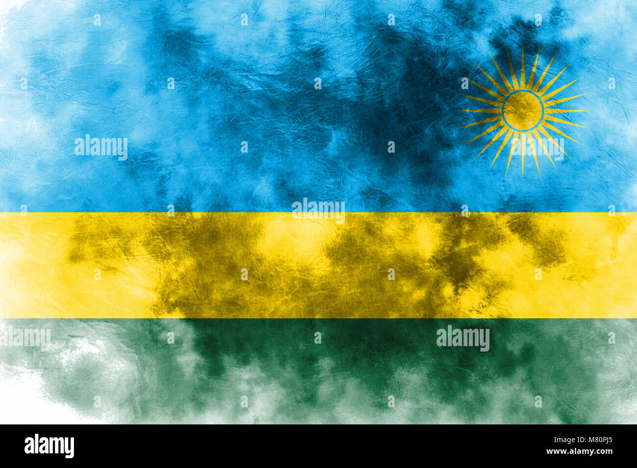 Old Rwanda grunge background flag Stock Photo - Alamy