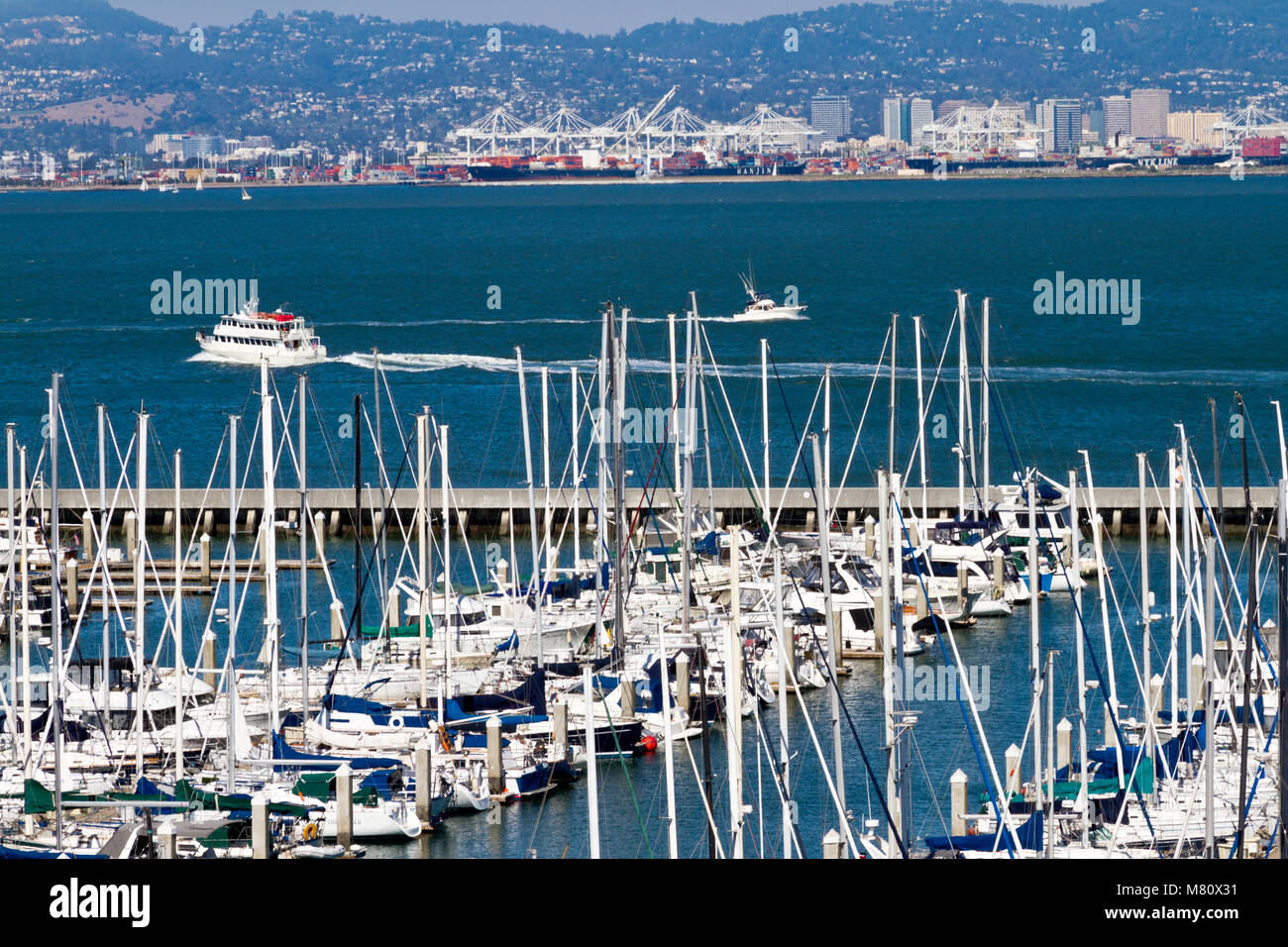 Yacht harbor in San Francisco, CA Stock Photo - Alamy