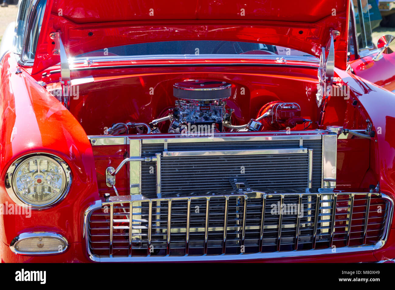 1955 chevrolet engine hi-res stock photography and images - Alamy