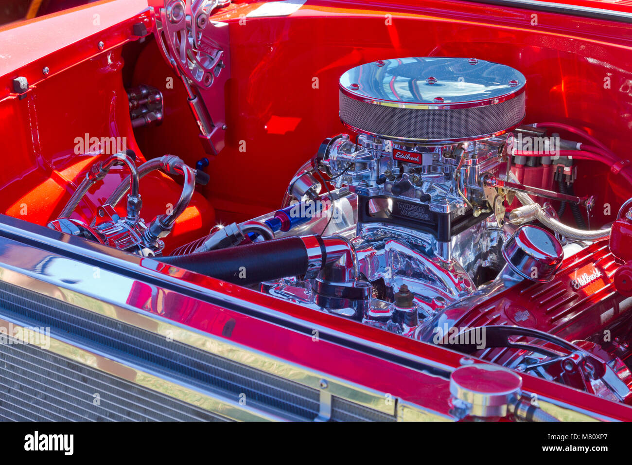 1955 chevrolet engine hi-res stock photography and images - Alamy