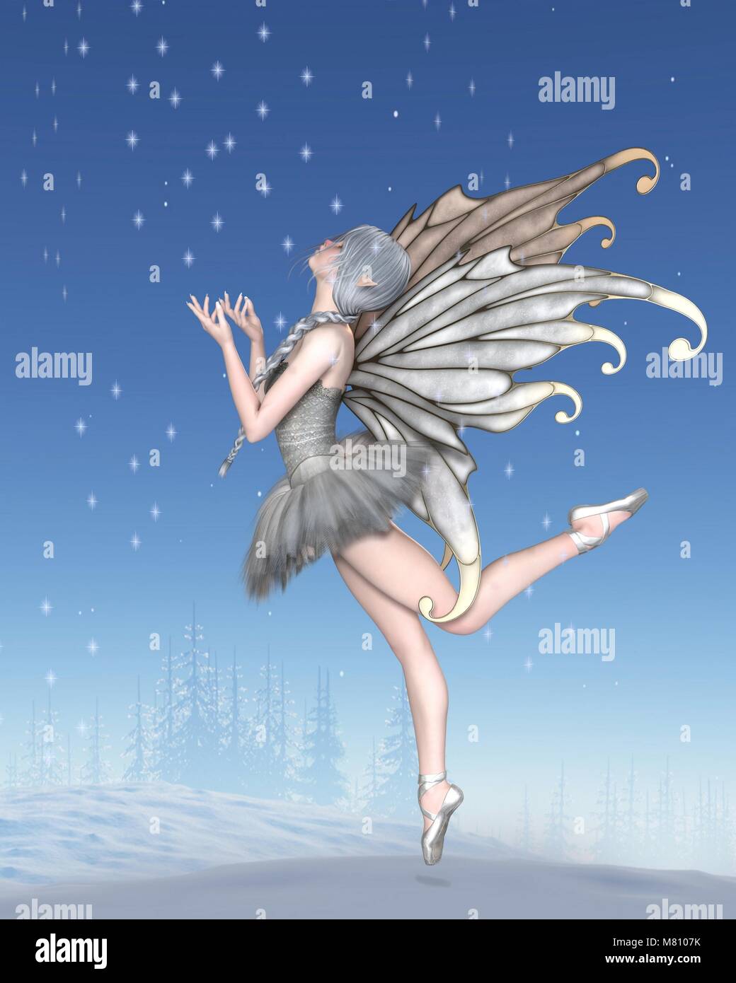 Ballerina in snow hi-res stock photography and images - Alamy