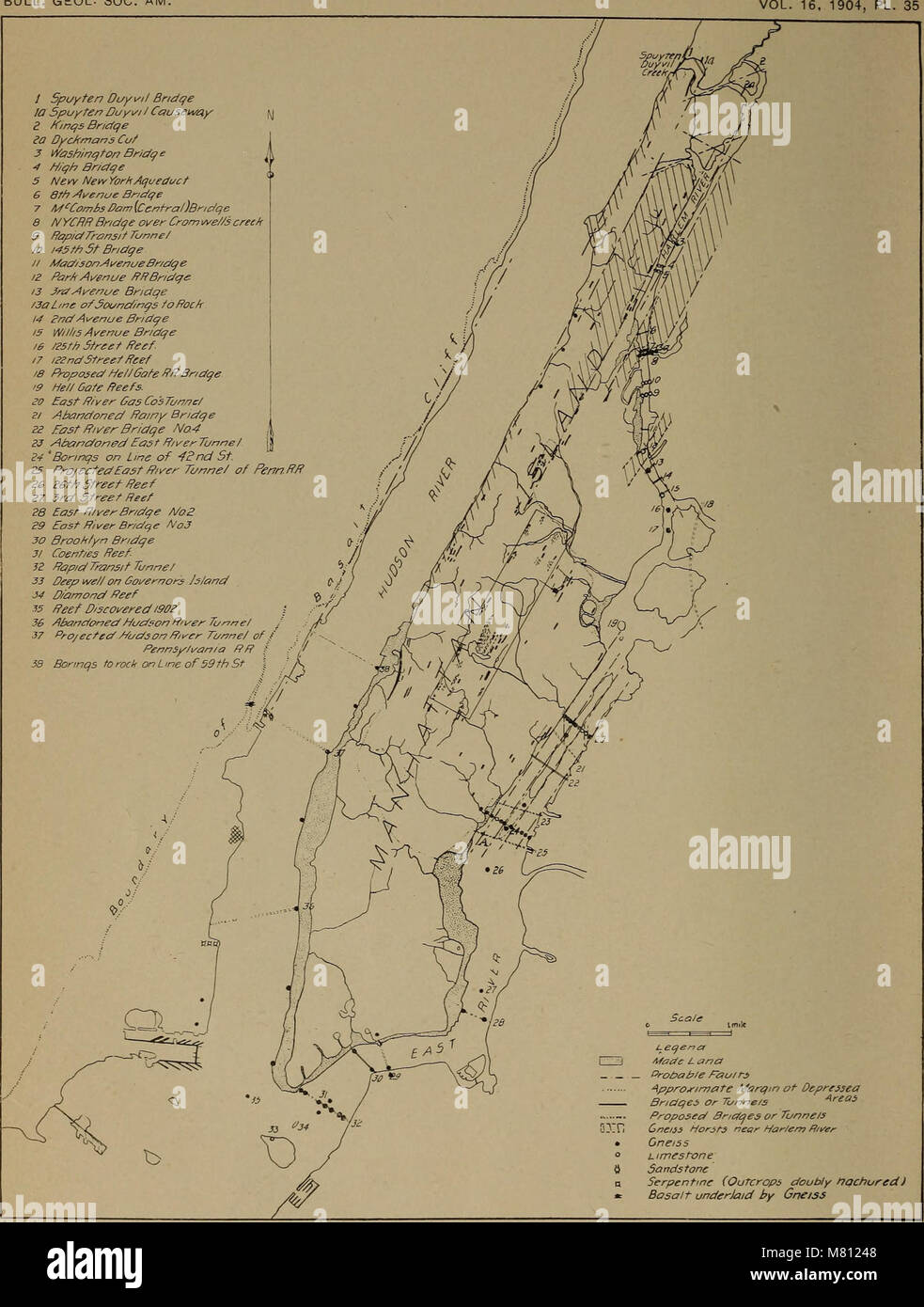 The Bulletin of the Geological Society of America, from 1905, publishes ...