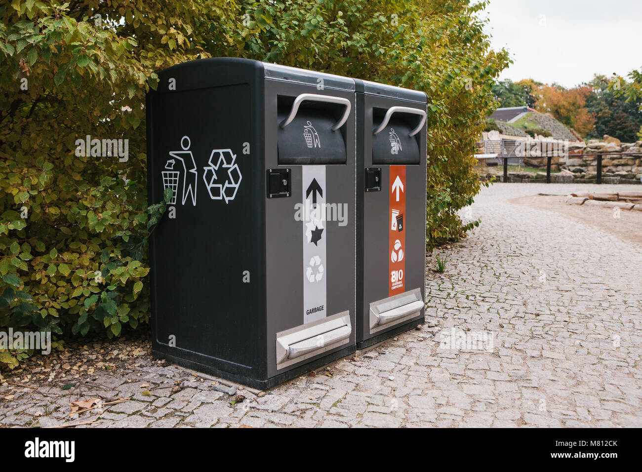 Modern smart bins hi-res stock photography and images - Alamy