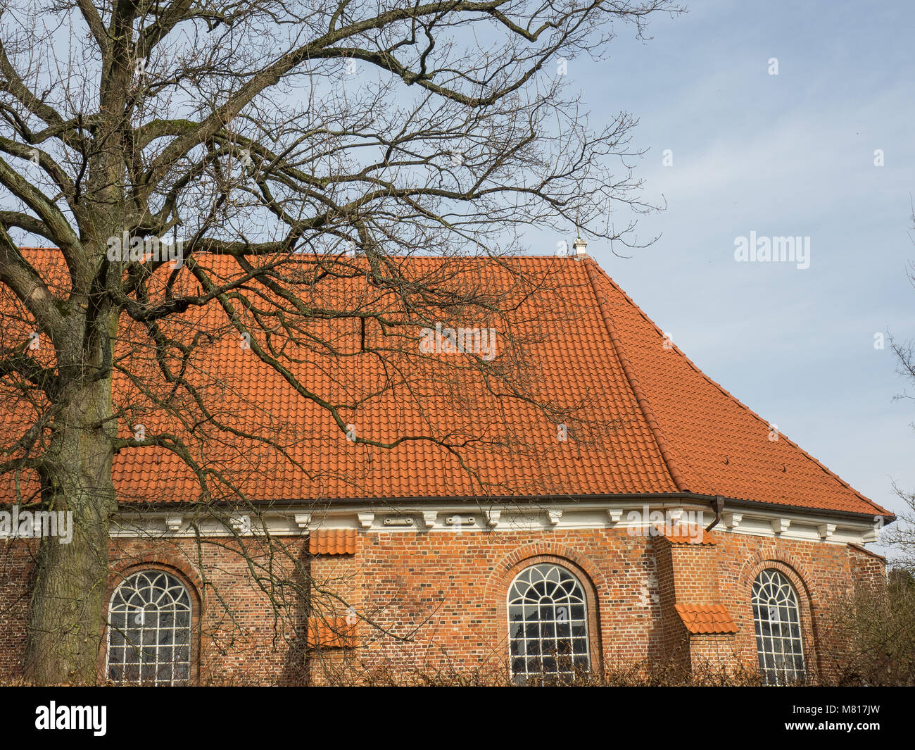 The small City of jork in germany Stock Photo - Alamy
