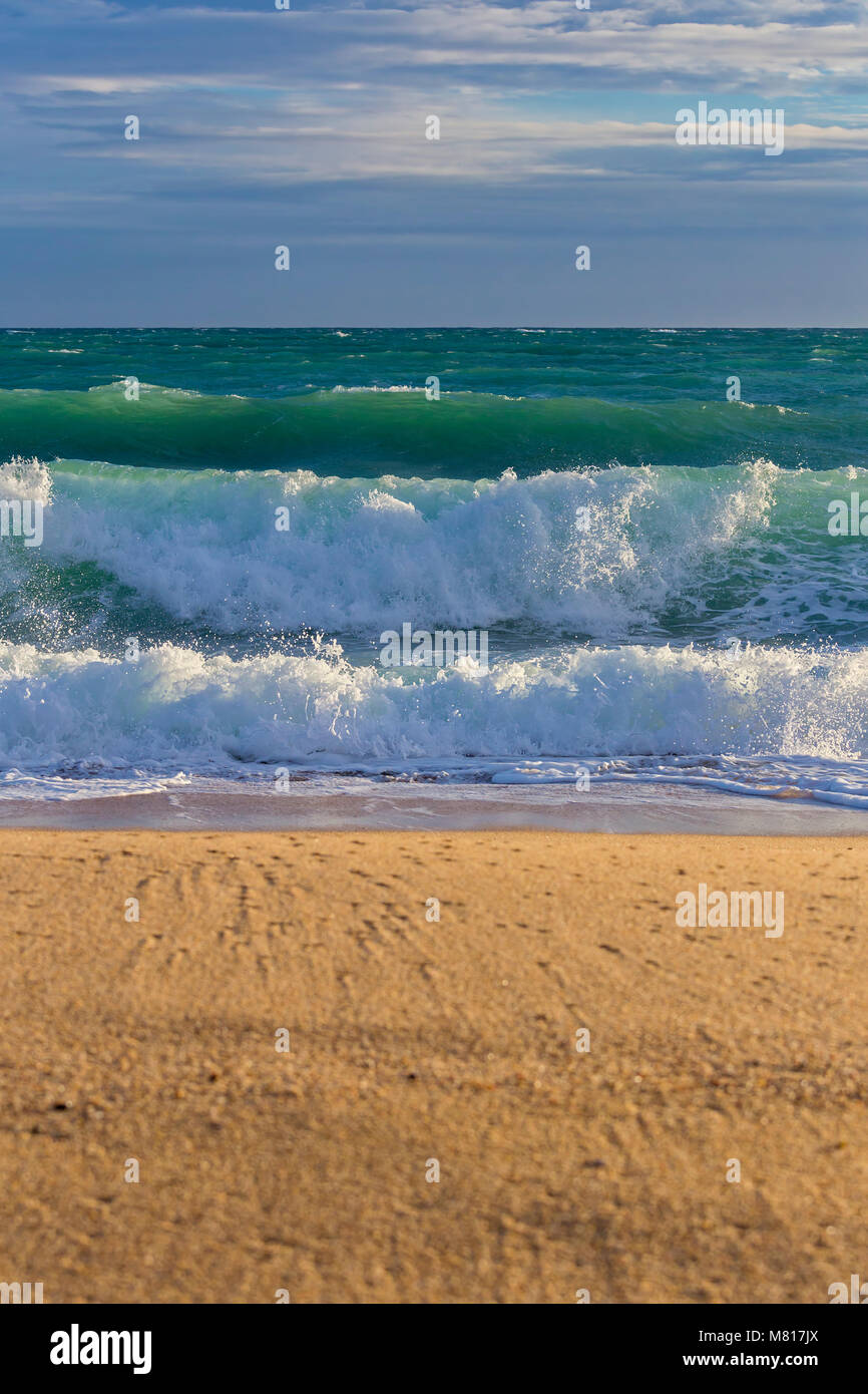 Waves from pacific ocean crash hi-res stock photography and images - Alamy