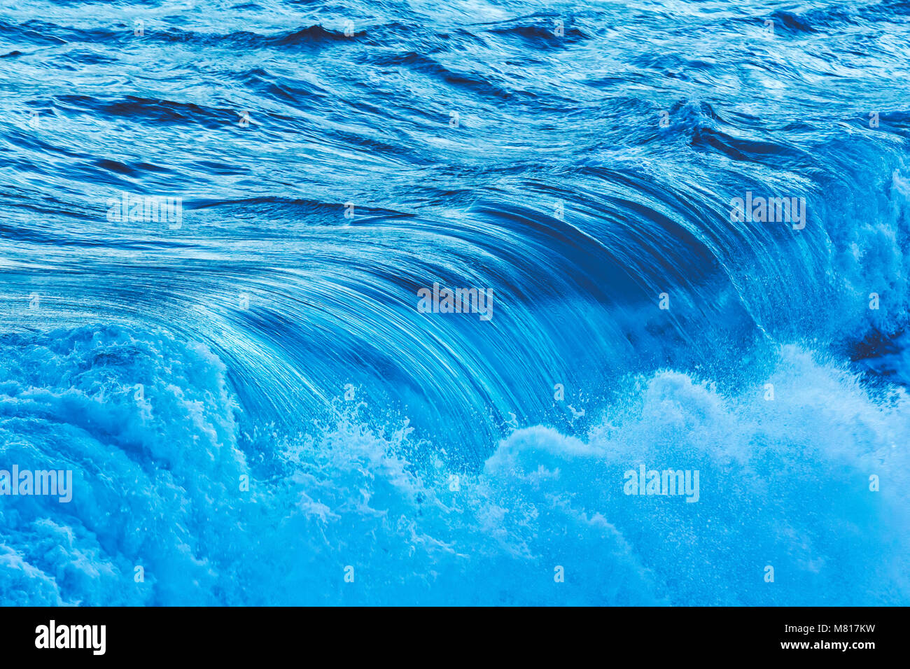 Big waves from the ocean Stock Photo - Alamy