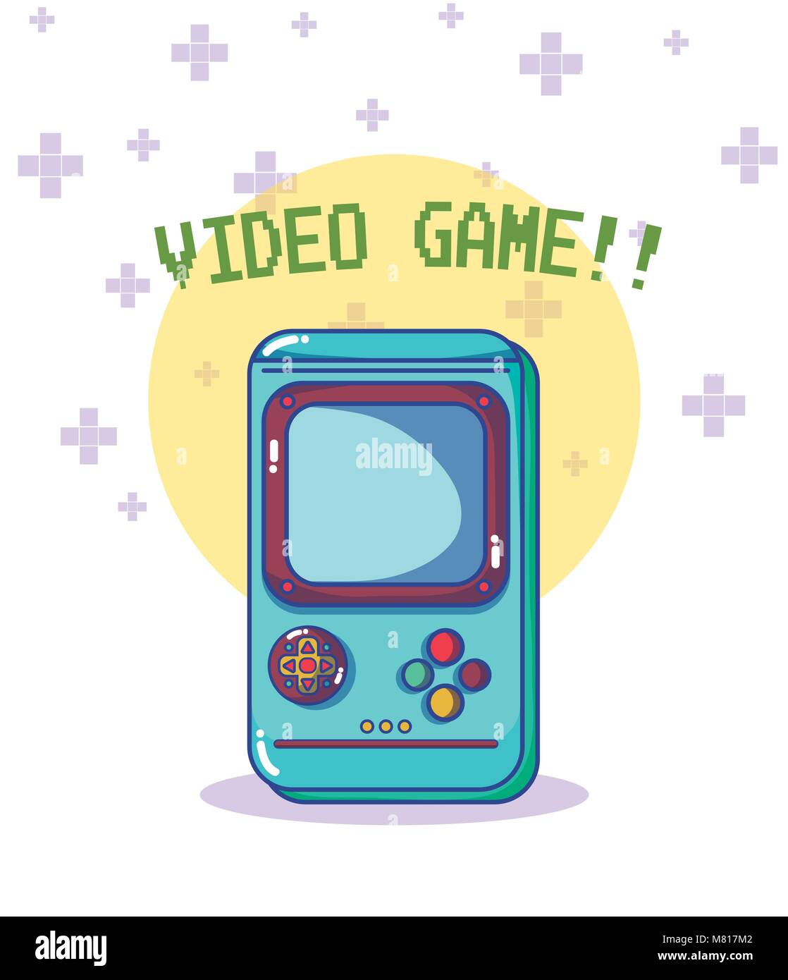 Videogame retro console Stock Vector Image & Art - Alamy