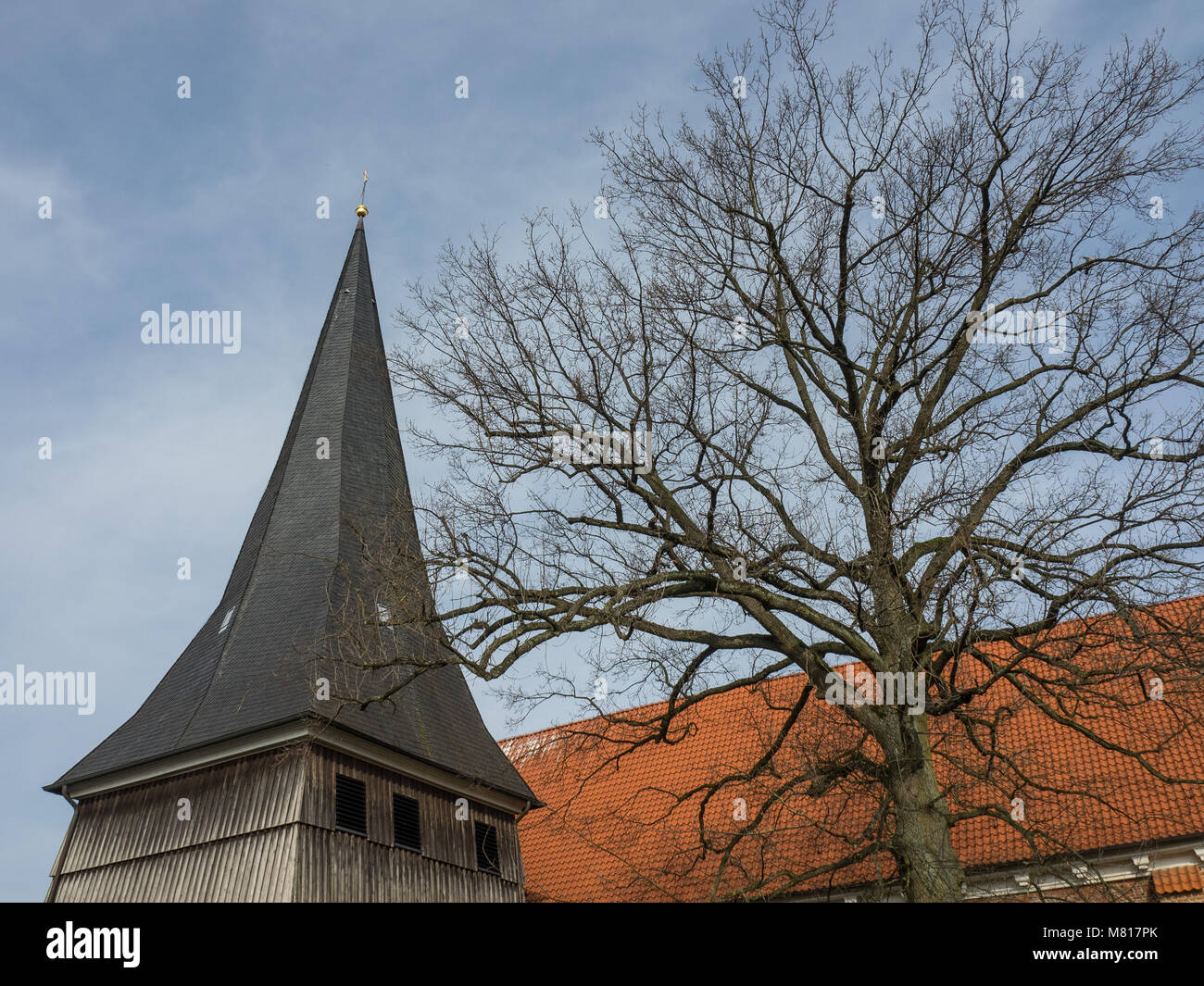 The small City of jork in germany Stock Photo - Alamy