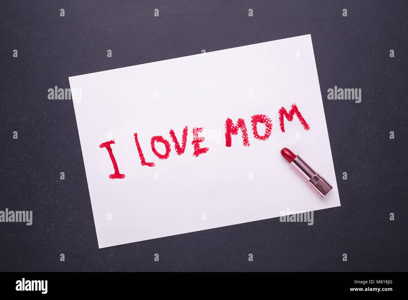 Thank you card child writing hi-res stock photography and images - Alamy