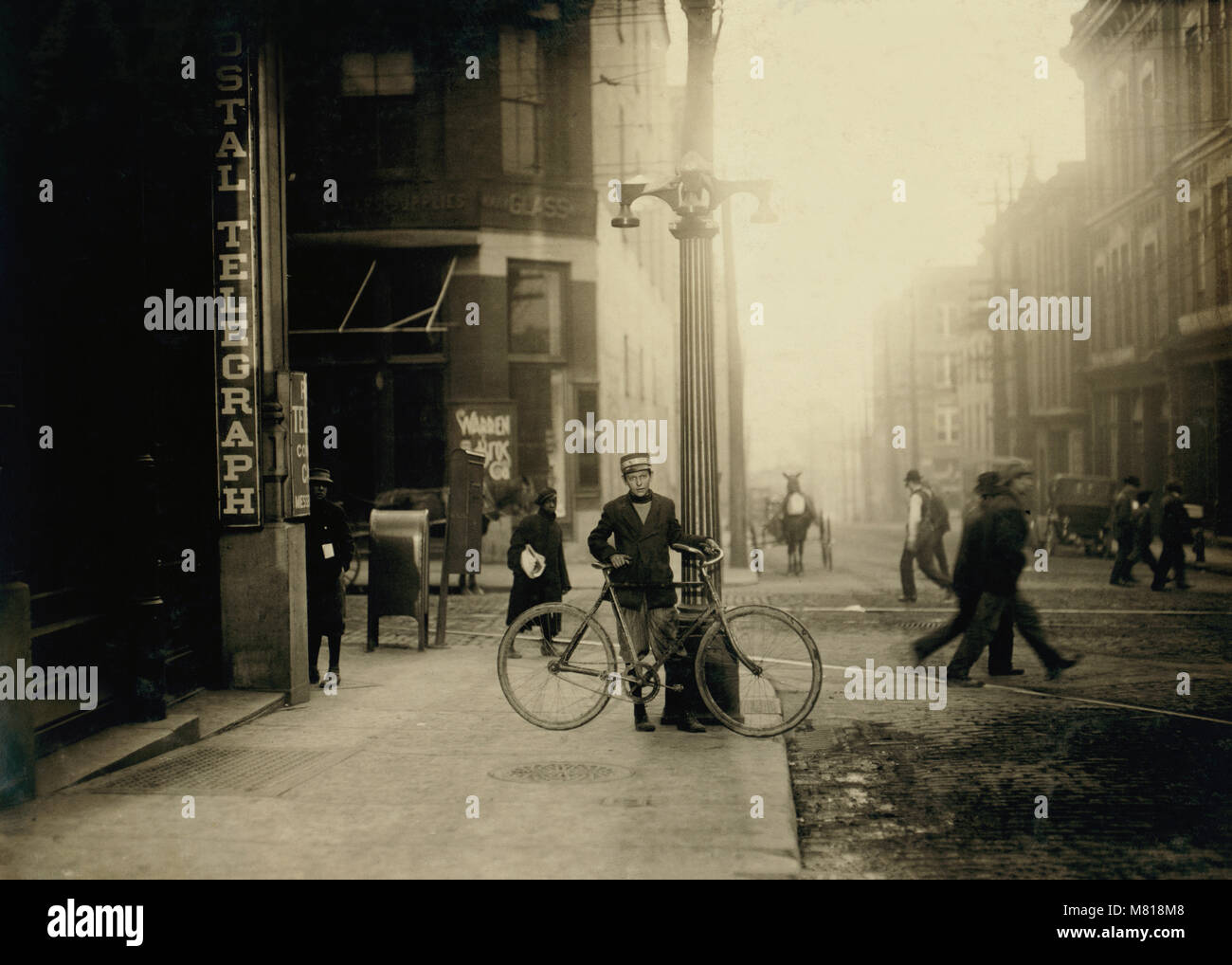 George Christopher, 14 years old, Telegraph Messenger, Full-Length ...