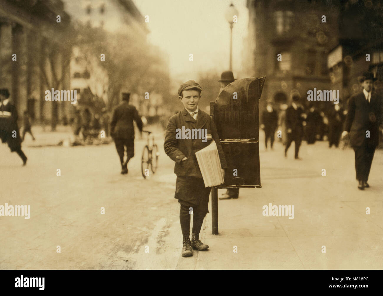 Joseph O'Connor, 12-year-old Truant Boy Selling Newspapers during ...