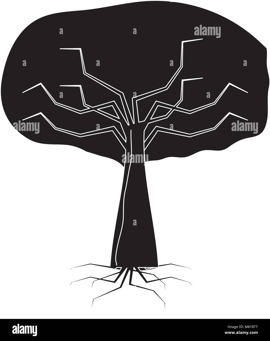 Tree Root Illustration High Resolution Stock Photography and Images - Alamy