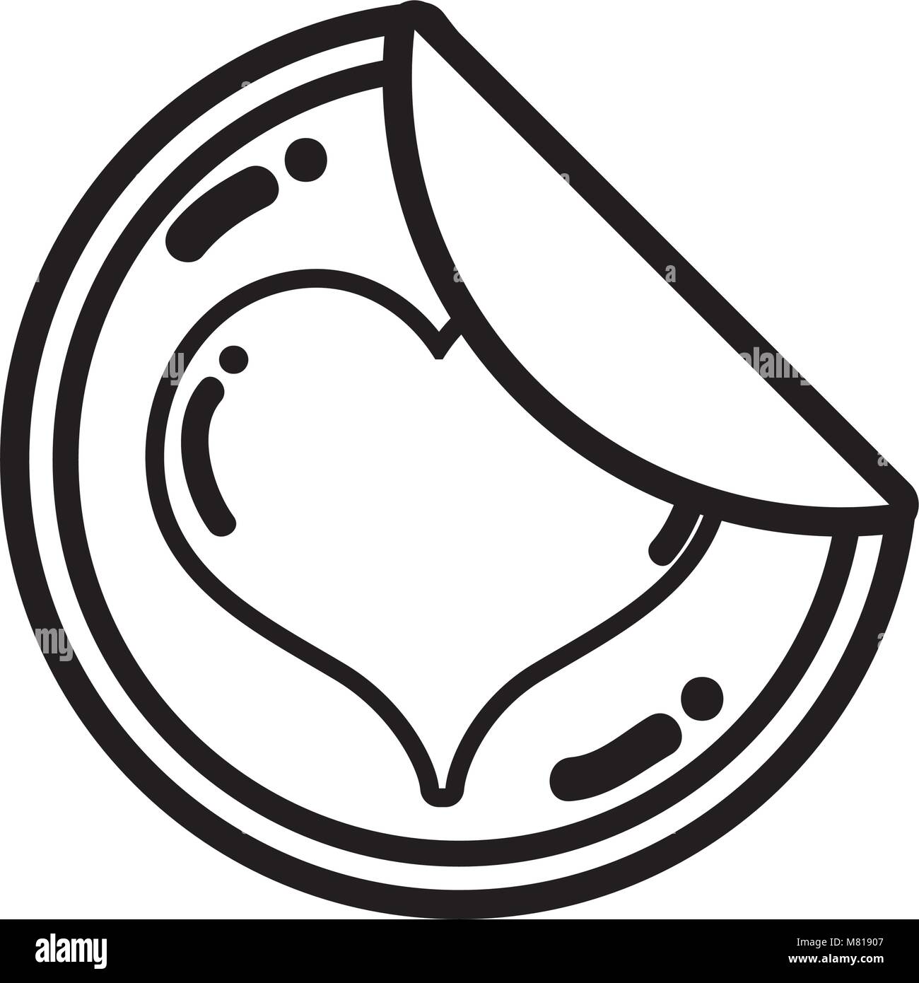line heart sticker label tag sign Stock Vector Image & Art - Alamy