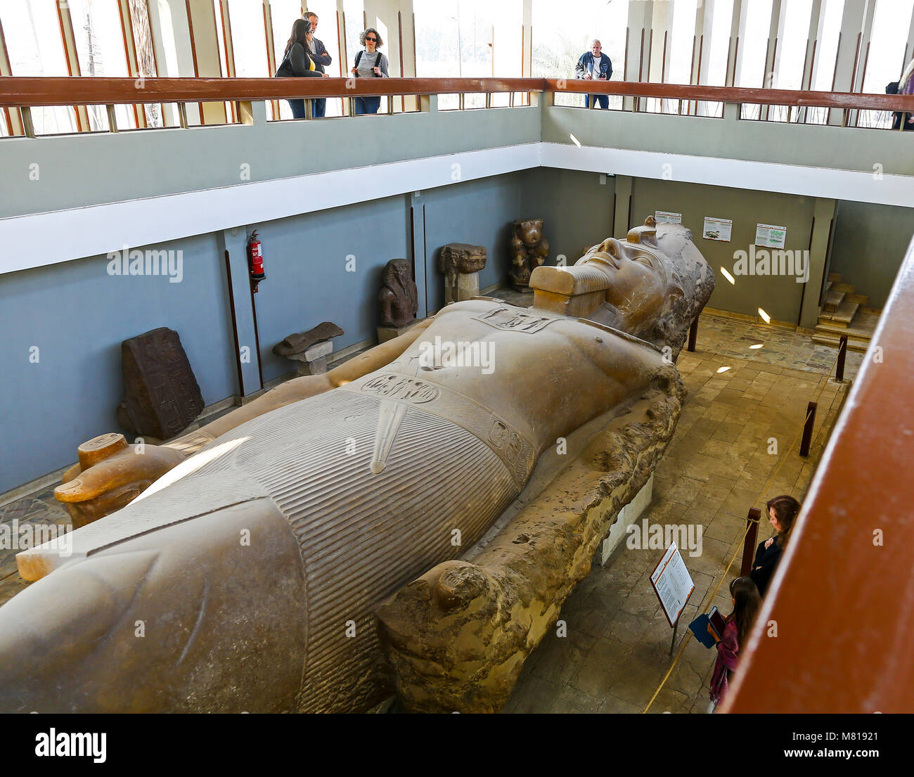 The Colossus of Ramesses II at Memphis, Mit Rahinah, Al Badrashin ...