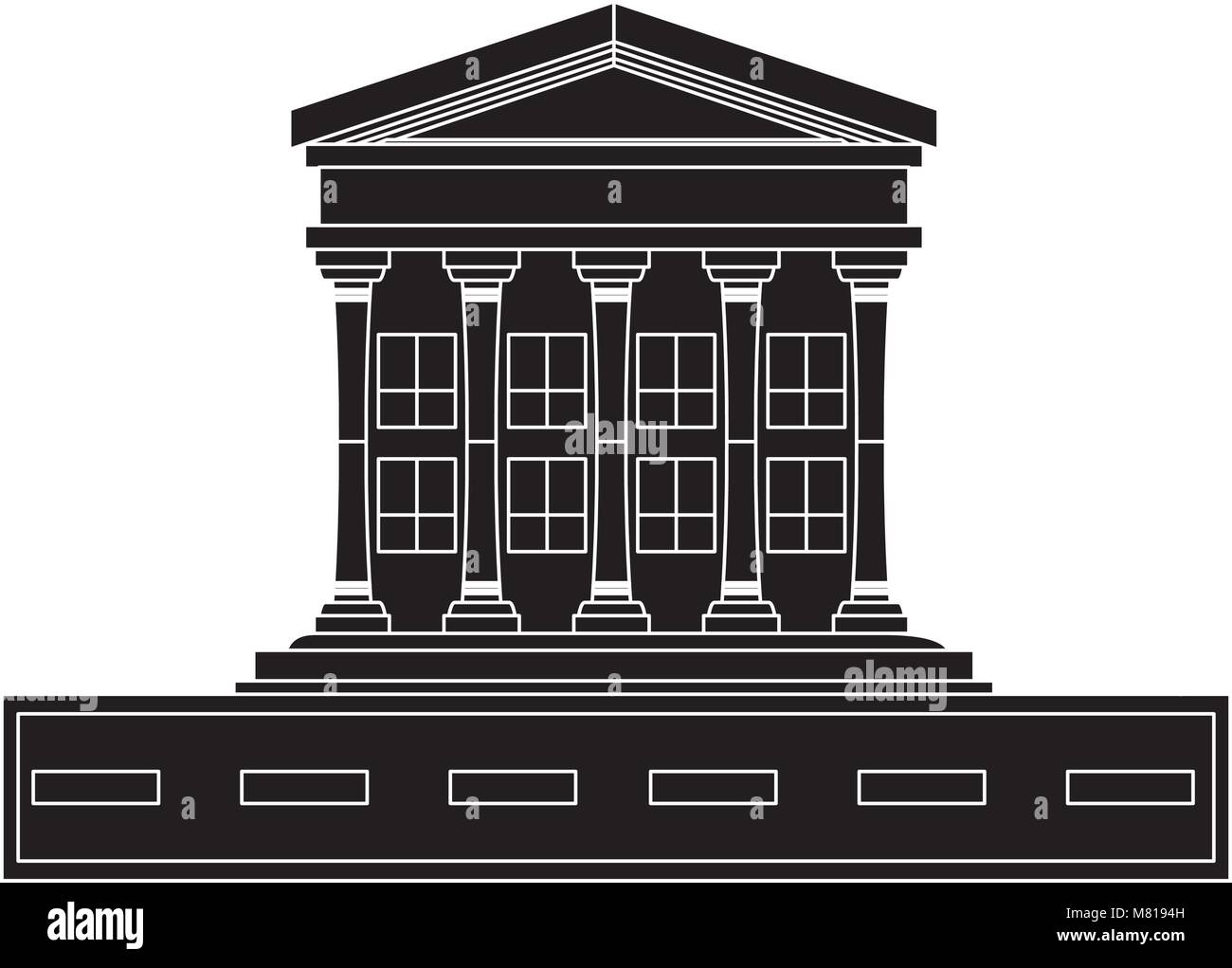 Courthouse road Stock Vector Images - Alamy