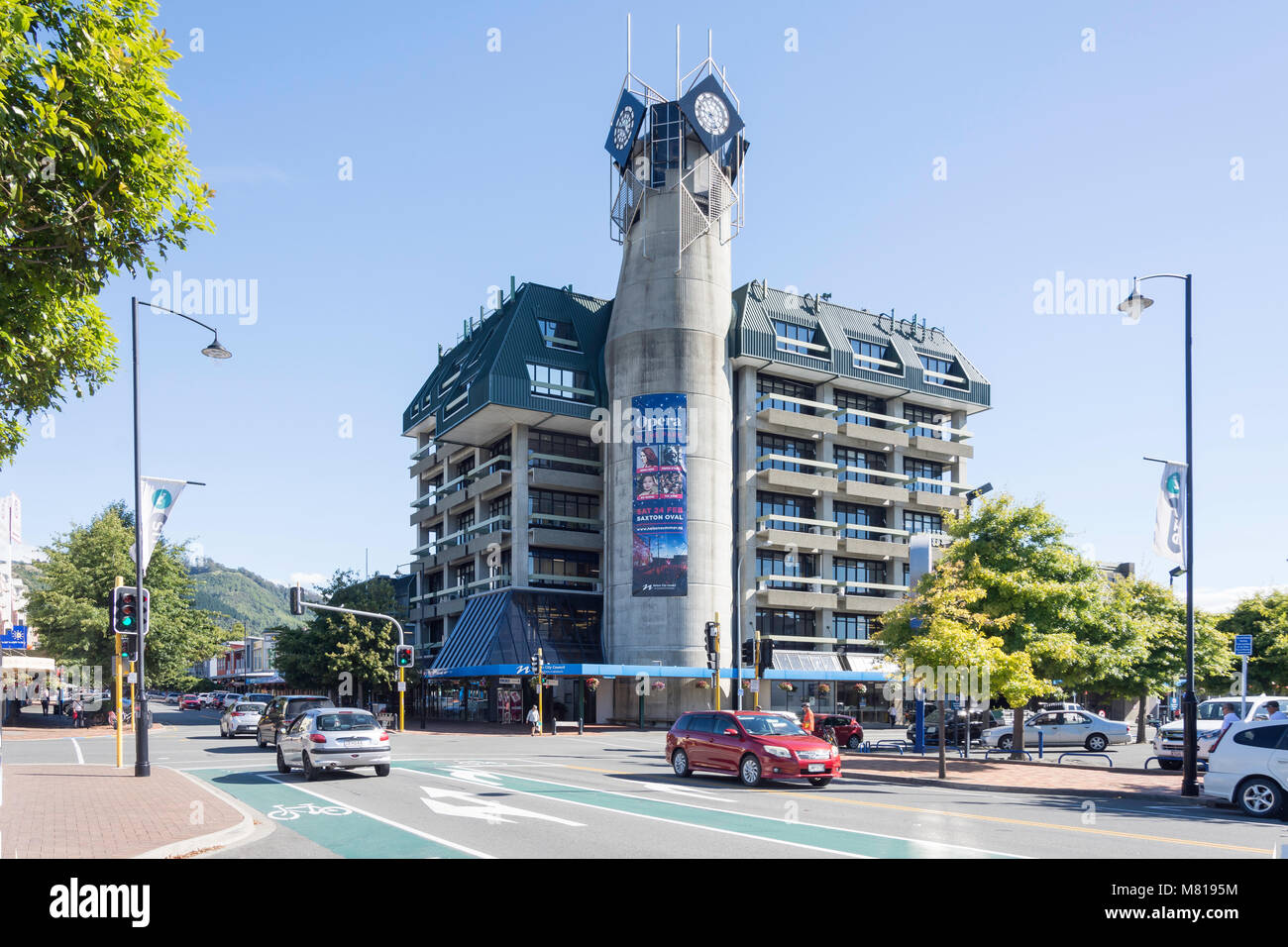 Nelson Civic Council (Civic House), Trafalgar Street, Nelson City ...