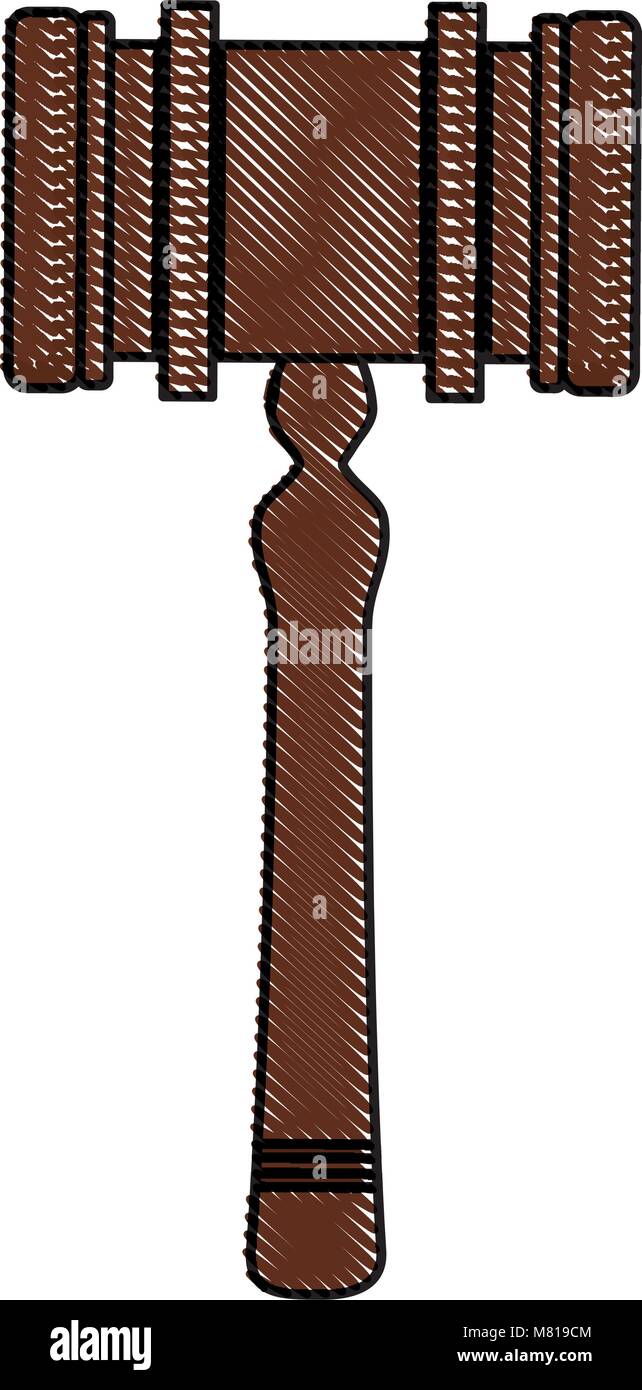 Law hammer icon over white background, vector illustration Stock Vector ...