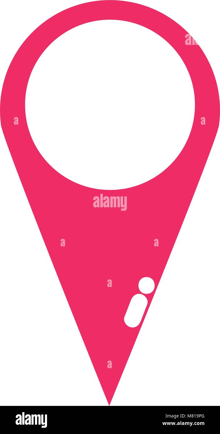 colorful destination location symbol to explore map Stock Vector Image ...