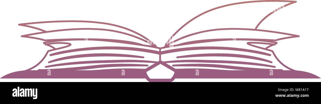 open book icon over white background, colorful design. vector ...