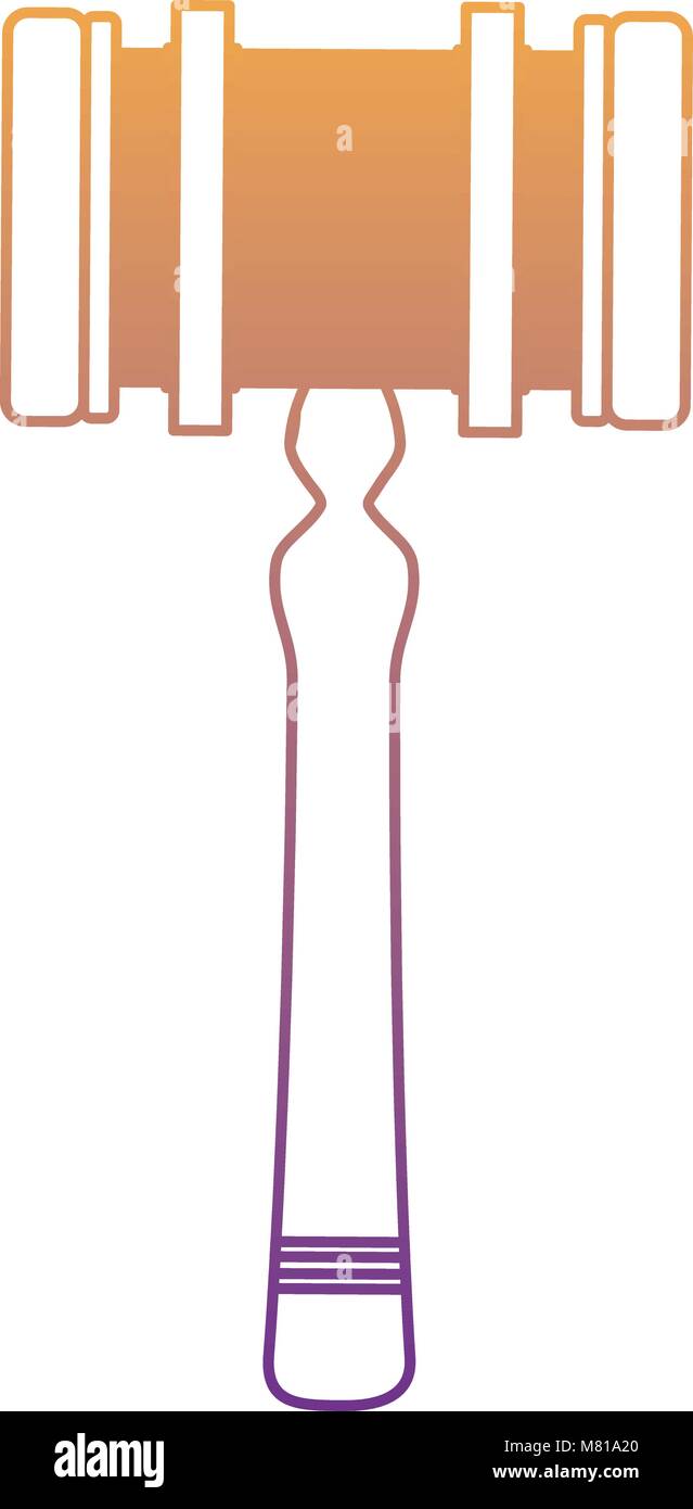 Law hammer icon over white background, vector illustration Stock Vector ...