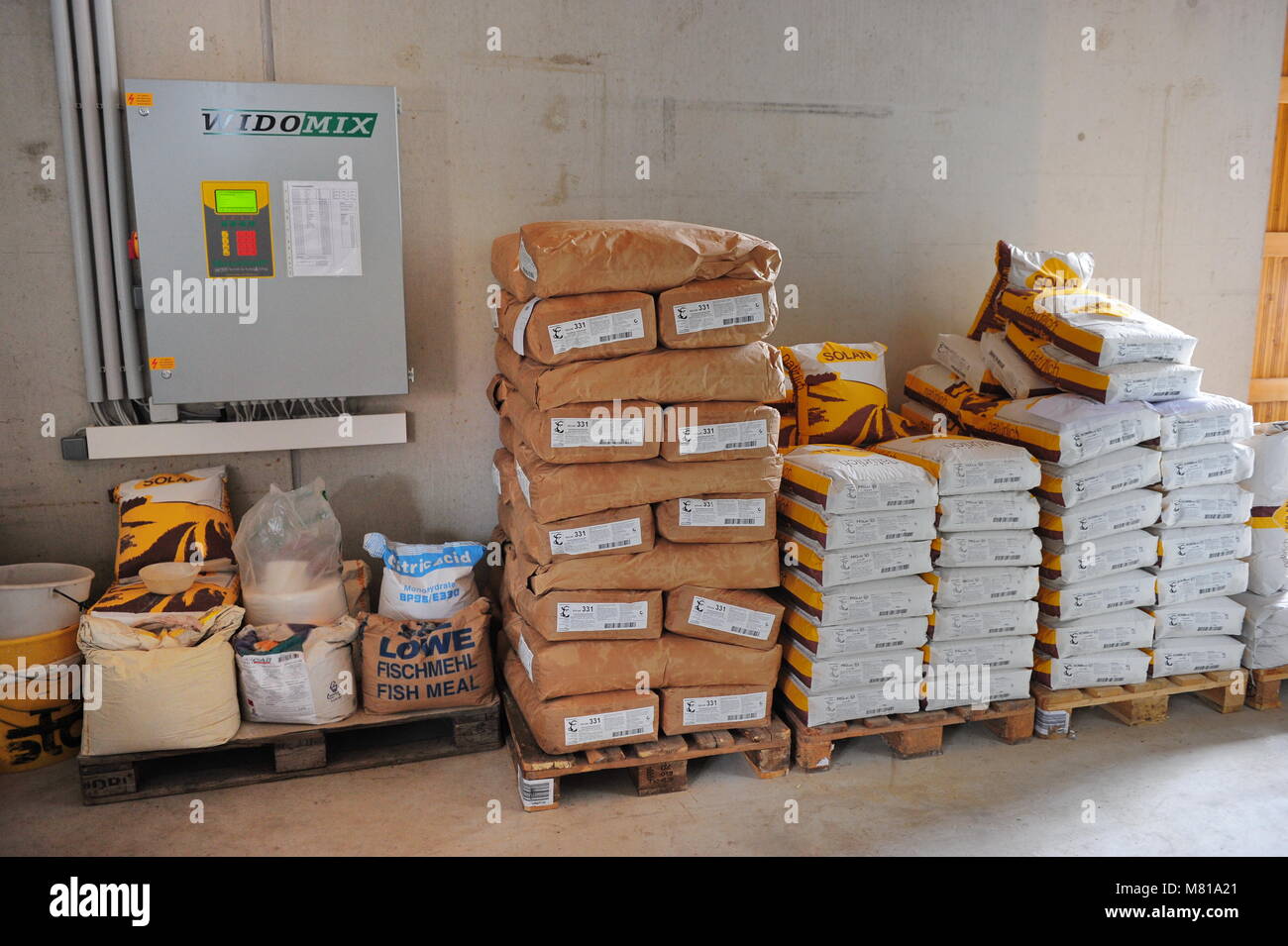 Feed mix 5 Stock Photo - Alamy