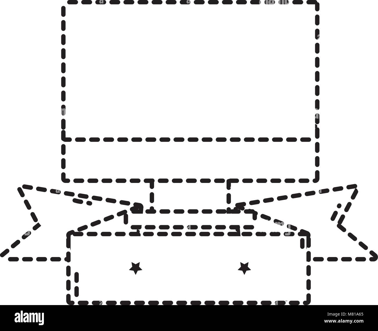 dotted shape electronic screen computer technology with label Stock ...