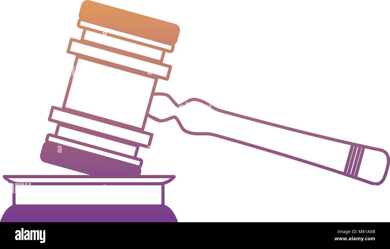 Law hammer icon over white background, vector illustration Stock Vector ...